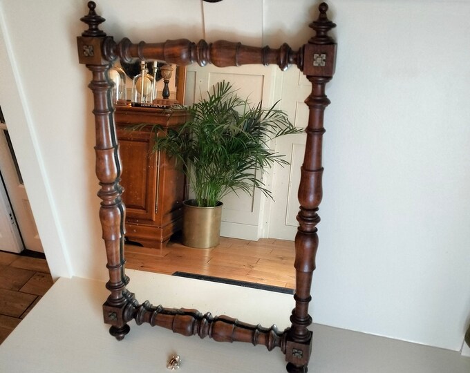 Antique French Wall Mirror, Large Antique Wall Mirror, Vintage Wall ...