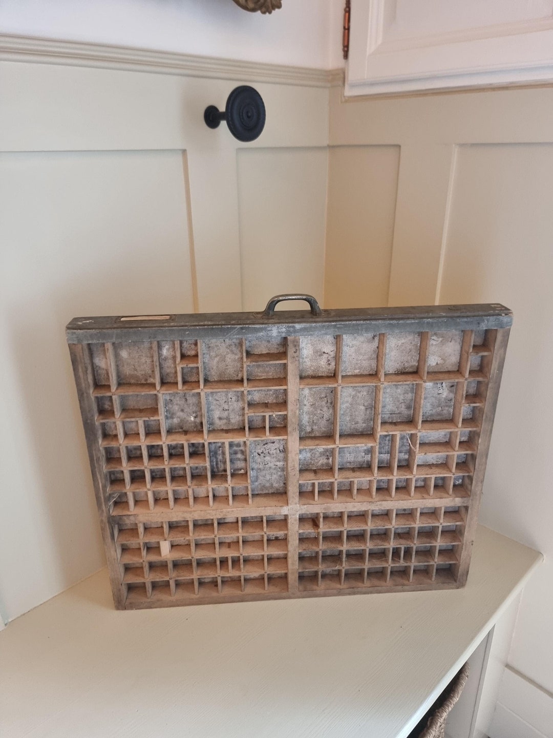 Antique Italian Letterpress Print Tray, Wooden Printers Drawer, Antique ...