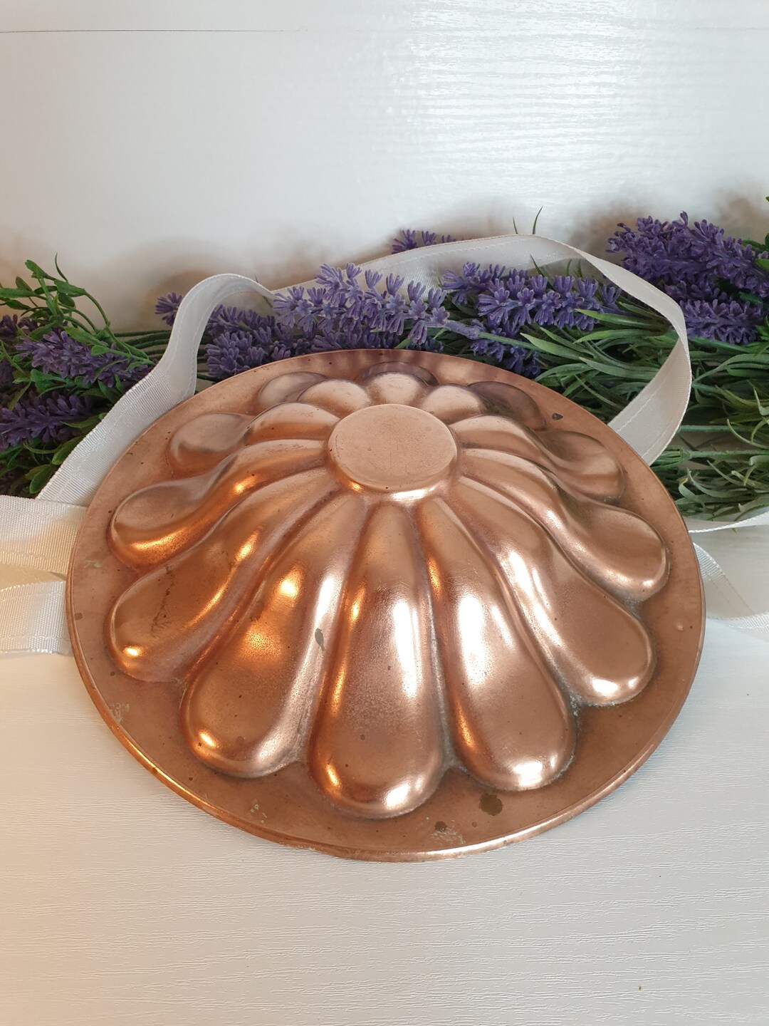Vintage Copper Pastry Mold - Vintage Copper Cake Mold - Decorative Cake ...