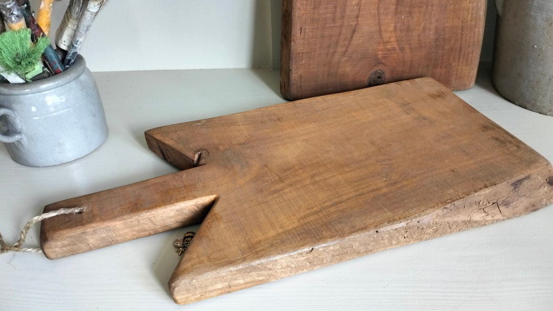 French Vintage Bread Board - French Charcuterie Board - Vintage ...