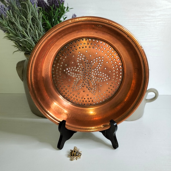 Copper Colander - Etsy