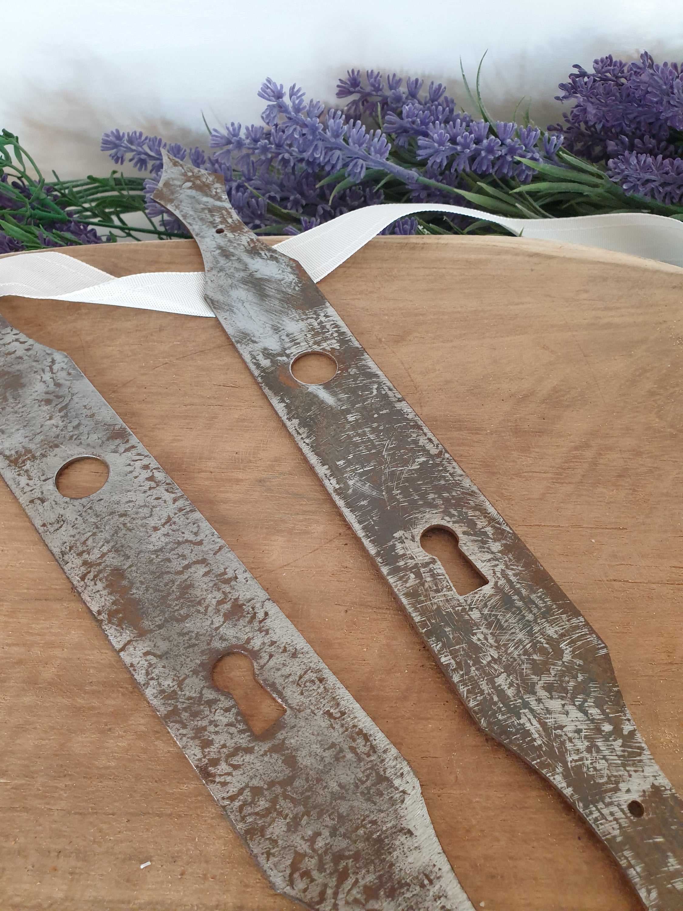 Antique Keyhole Plate Set French Salvaged Door Hardware - Etsy