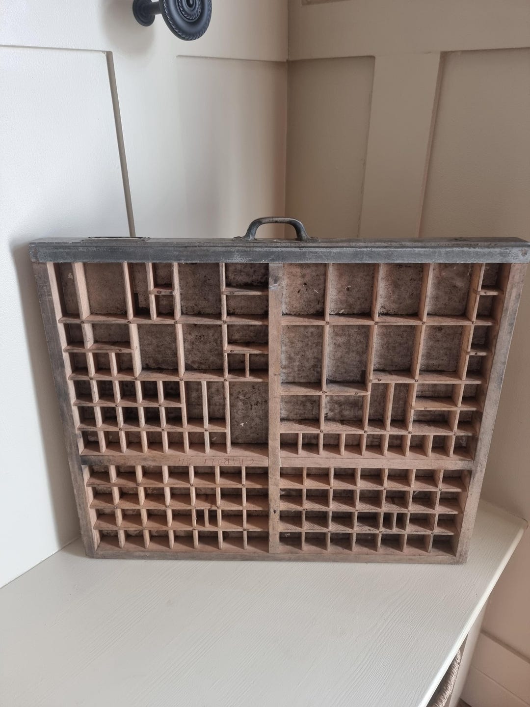 Antique Italian Letterpress Print Tray, Wooden Printers Drawer, Antique ...