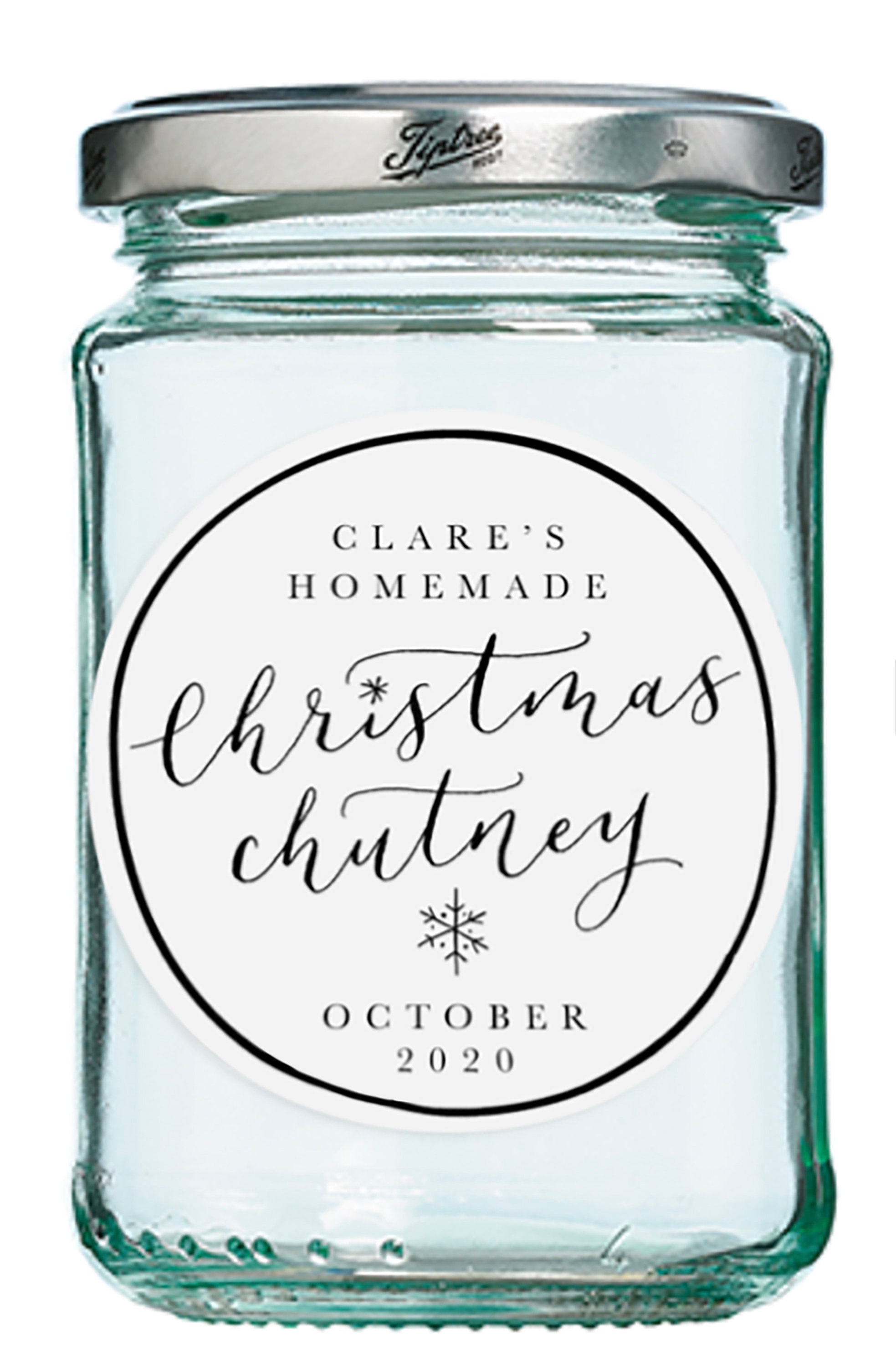 60mm Circle Modern Custom Preserve Jar Labels Circle | Etsy UK