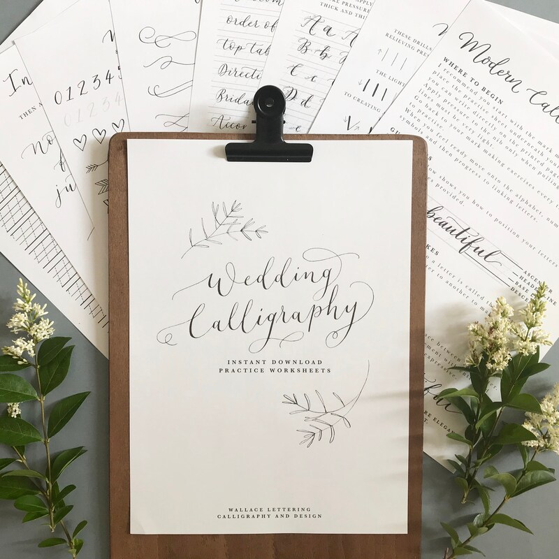 Calligraphy Wedding - Etsy