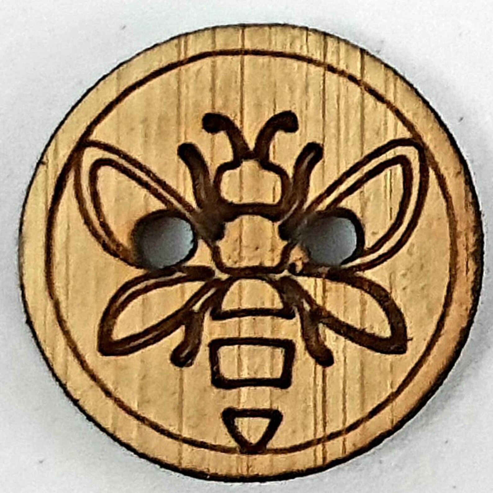 Bee Buttons Bamboo 20 Mm Craft Sewing Knitting Homemade - Etsy Australia