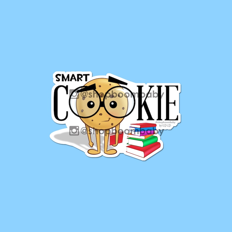 Smart Cookie Sticker | School Sticker | Back to School Sticker ...