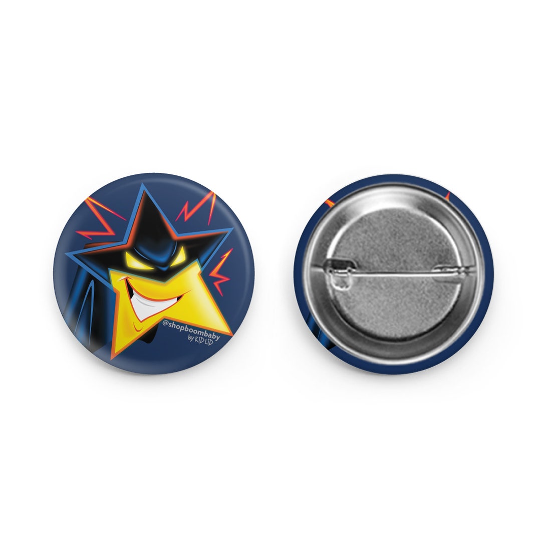 Super Star Button | Funny Pin Back Button | Star Button | Cute Kids Pin ...