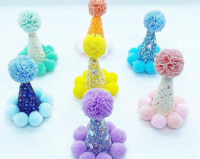 Mini Party Hat / Animal Topper / Party Hat / Party Decorations / Cake ...