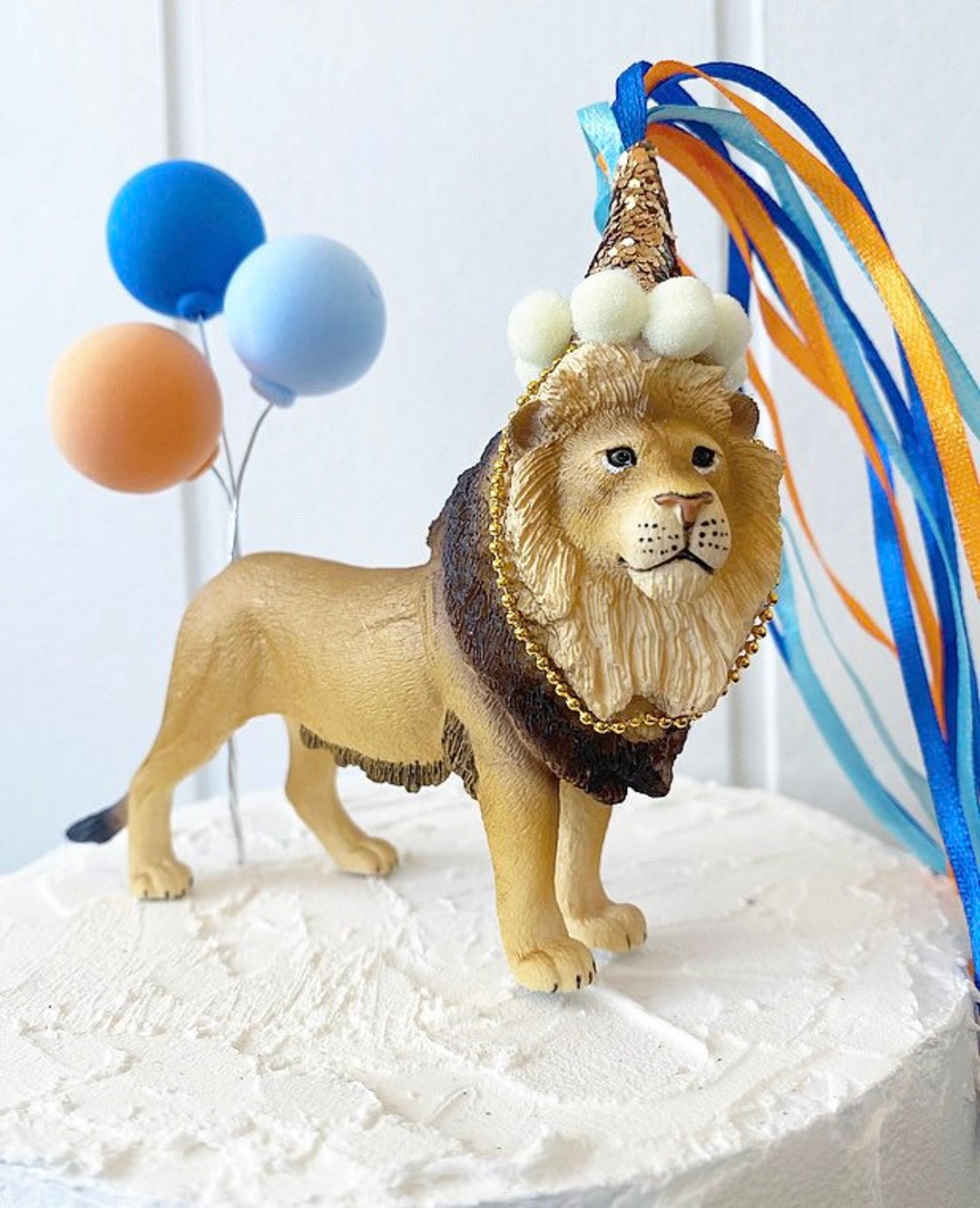 Lion Cake Topper / Cake Topper / Animal Topper / Cake Decoration ...