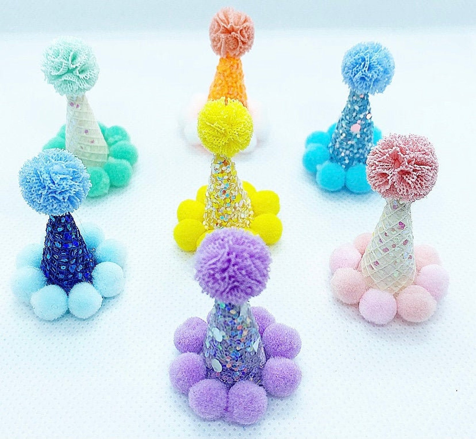 Mini Party Hat / Animal Topper / Party Hat / Party Decorations | Etsy