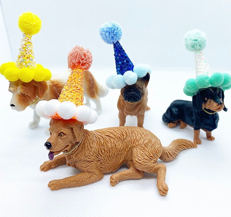 Dog Cake Toppers / Animal Cake Topper / Cake Decorations / | Etsy