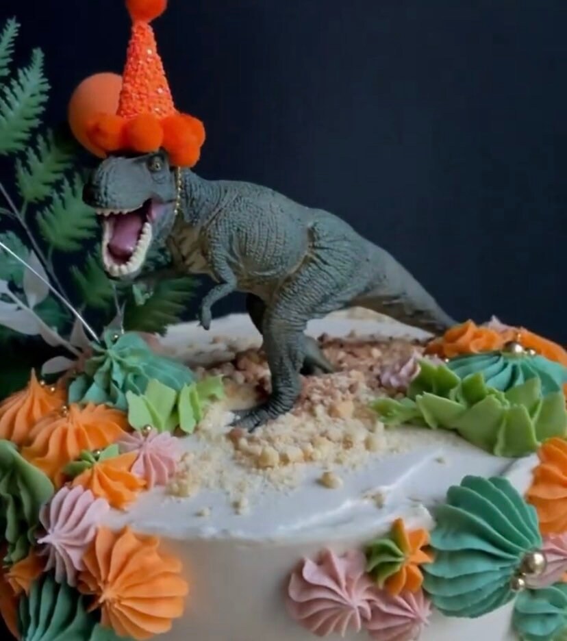 T-rex Party Topper / Cake Topper / Dinosaur Topper / Dinosaur - Etsy ...