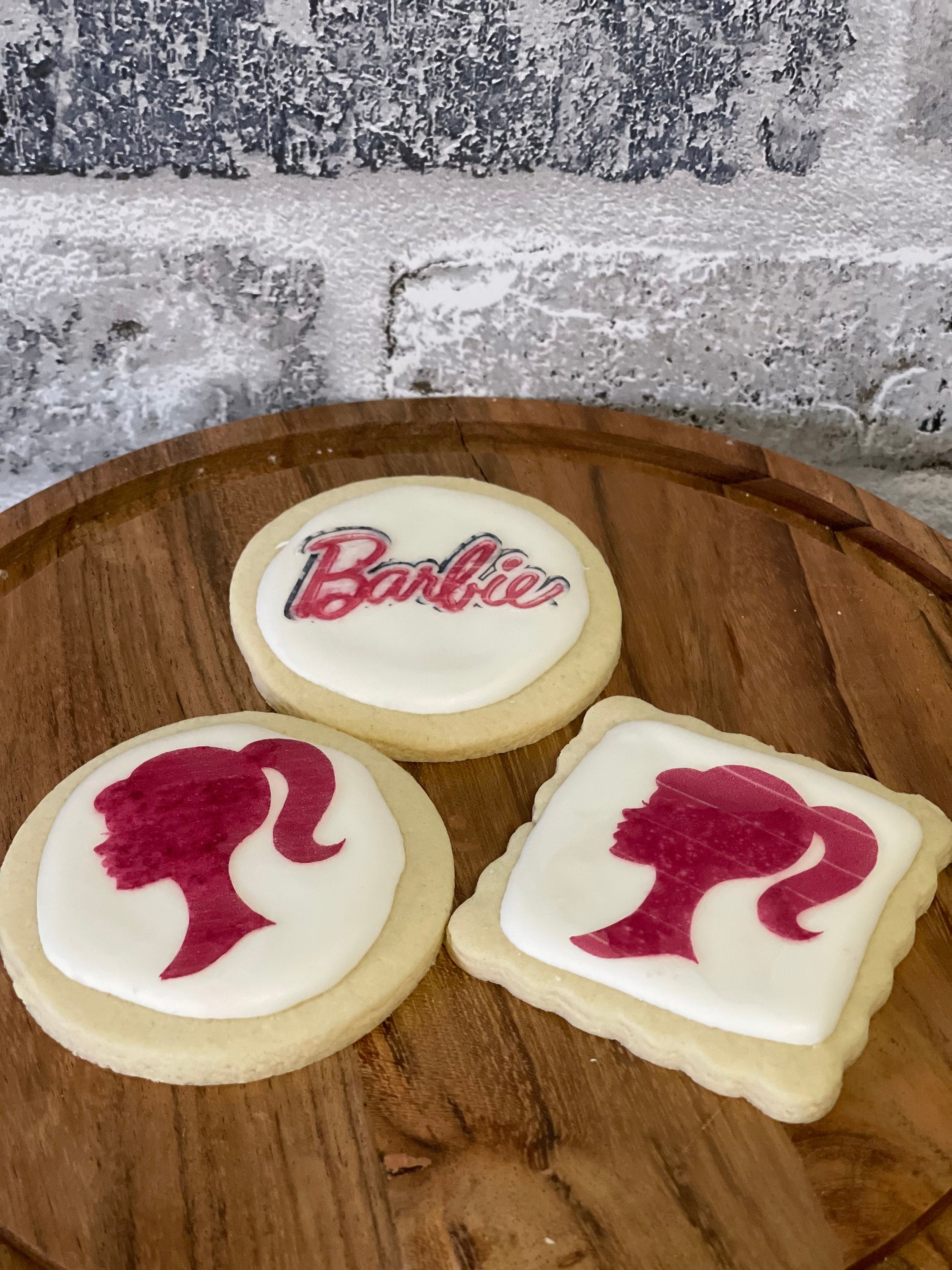 Barbie Cookies Barbie Edible Image Cookies Barbie Personalized Cookies ...