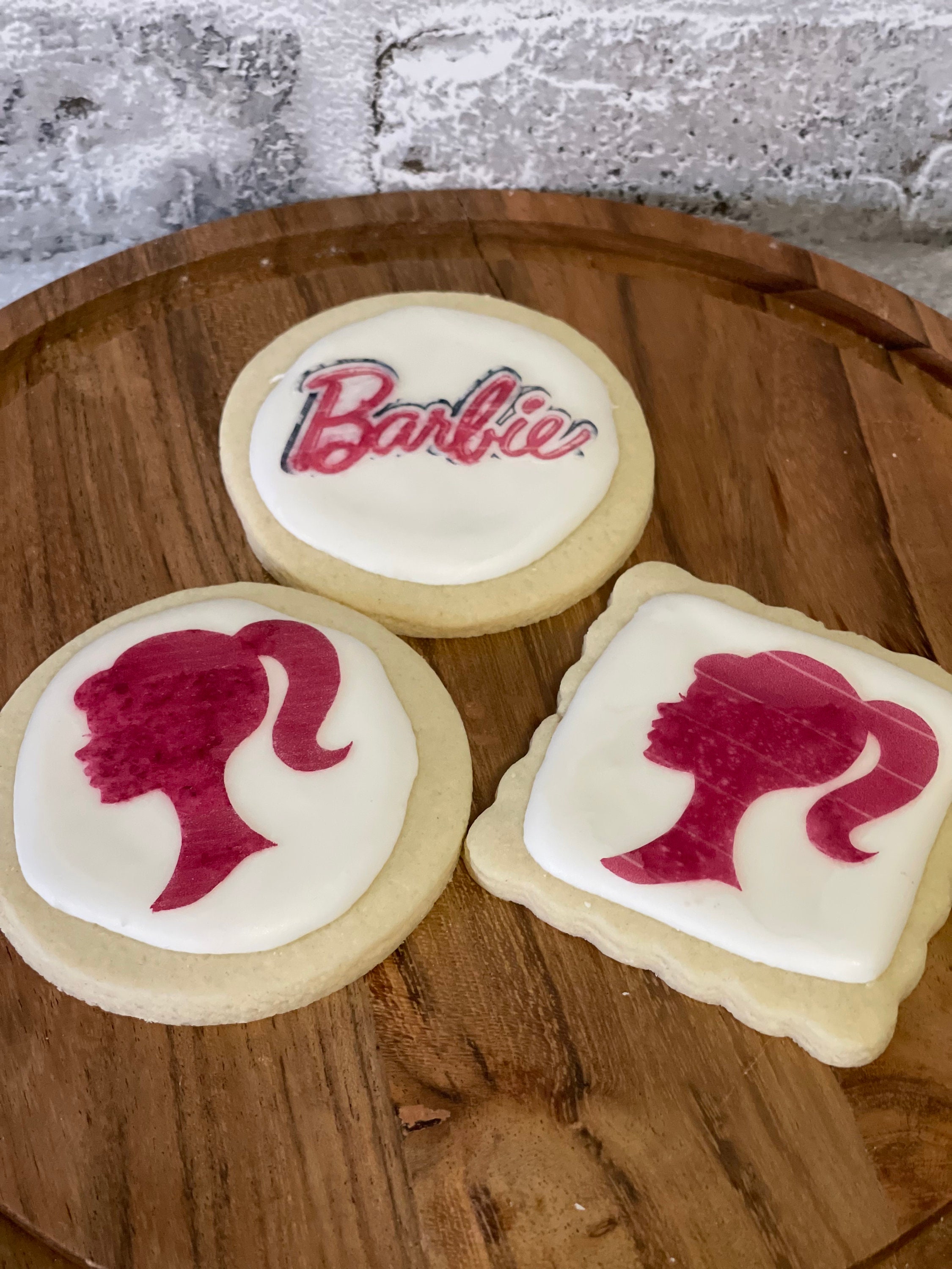 Barbie Cookies Barbie Edible Image Cookies Barbie Personalized Cookies ...