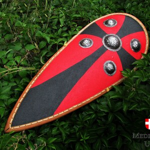 Medieval knight shield Viking kite shield Viking armor | Etsy