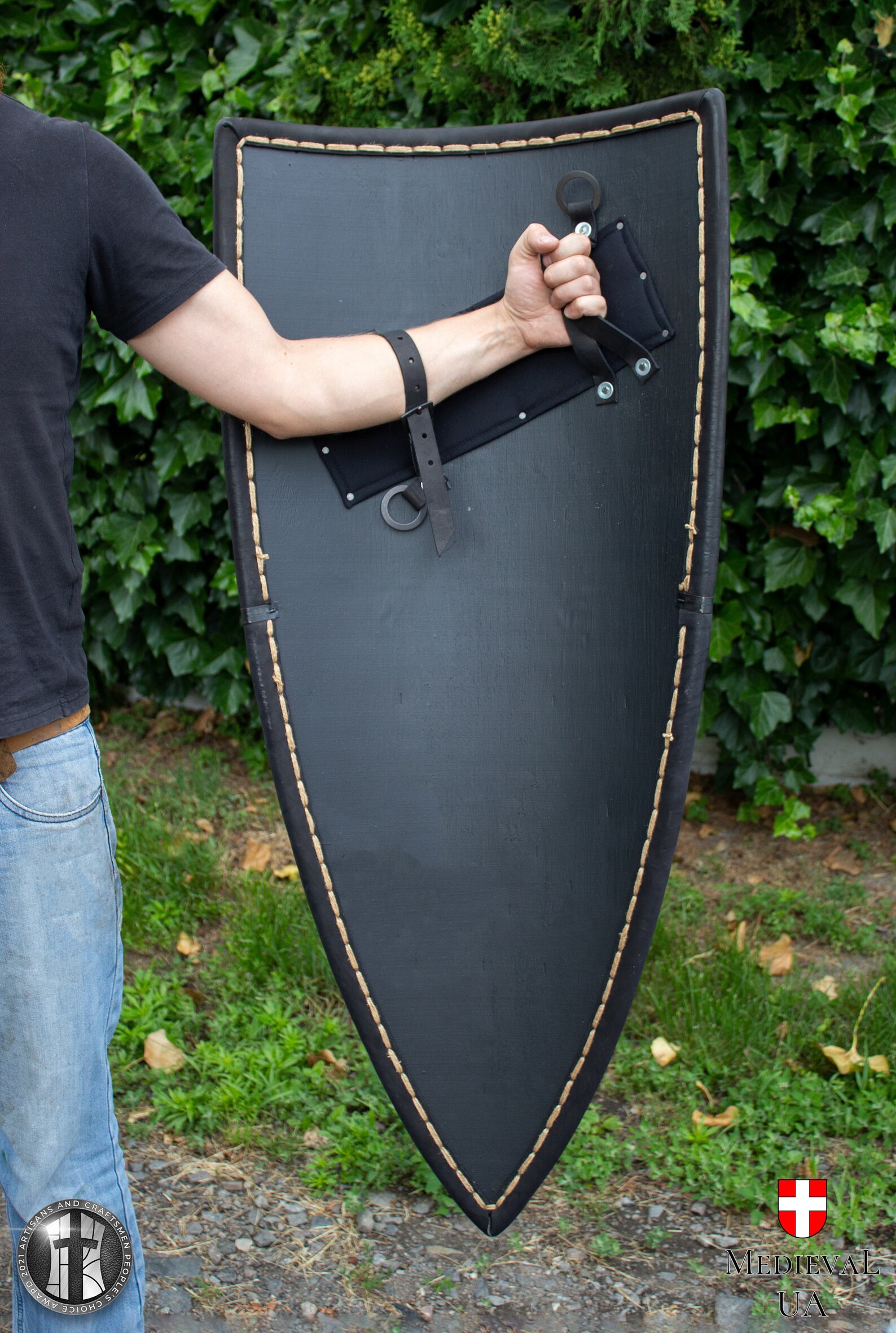 Big Medieval Heater Shield for Buhurt Vikings Shield for Larp - Etsy