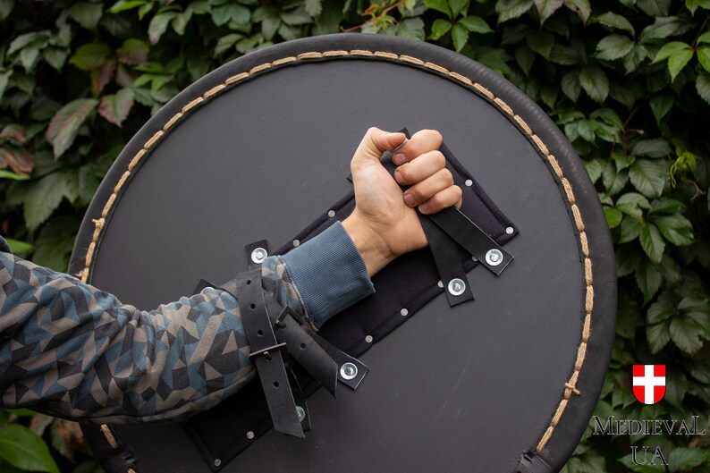 Round HMB Battle Shield Medieval Shield Viking Shield Larp - Etsy