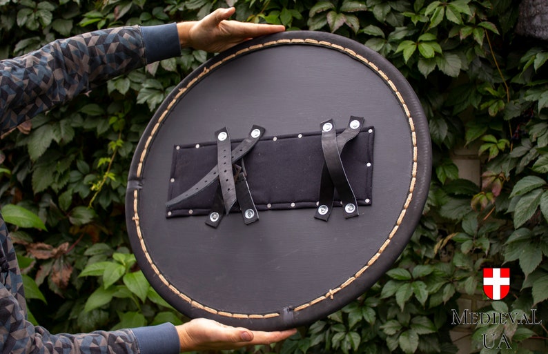 Round HMB Battle Shield Medieval Shield Viking Shield Larp - Etsy