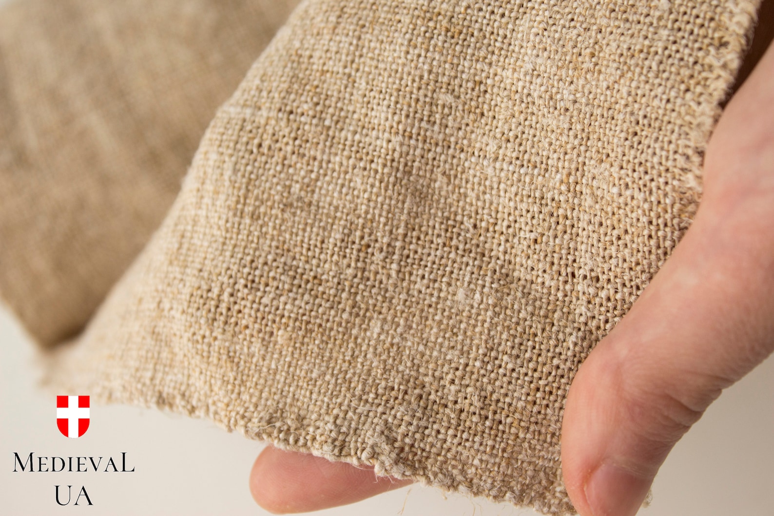 Linen fabric homespun linen fabric Historical fabrics for | Etsy