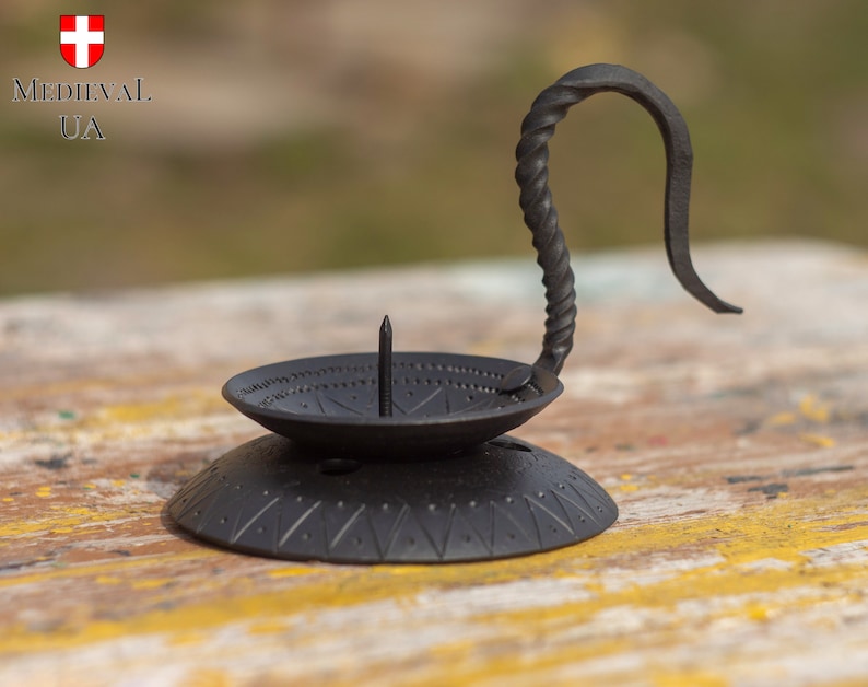 Forged Metal Medieval Gothic Candle Holder Medieval Castle | Etsy