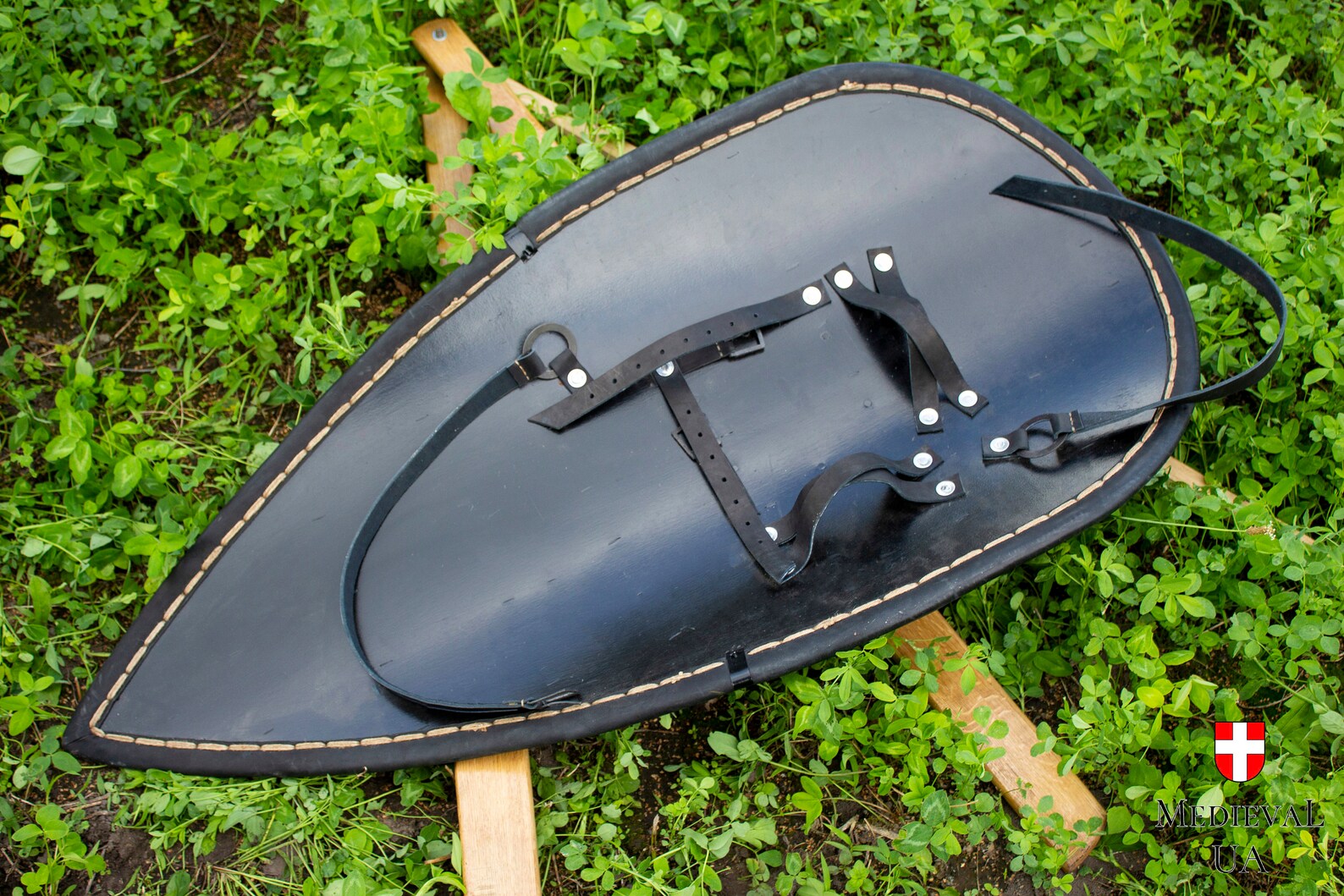 Big Kite Shield With Eagle Pattern Medieval Drop Shield - Etsy