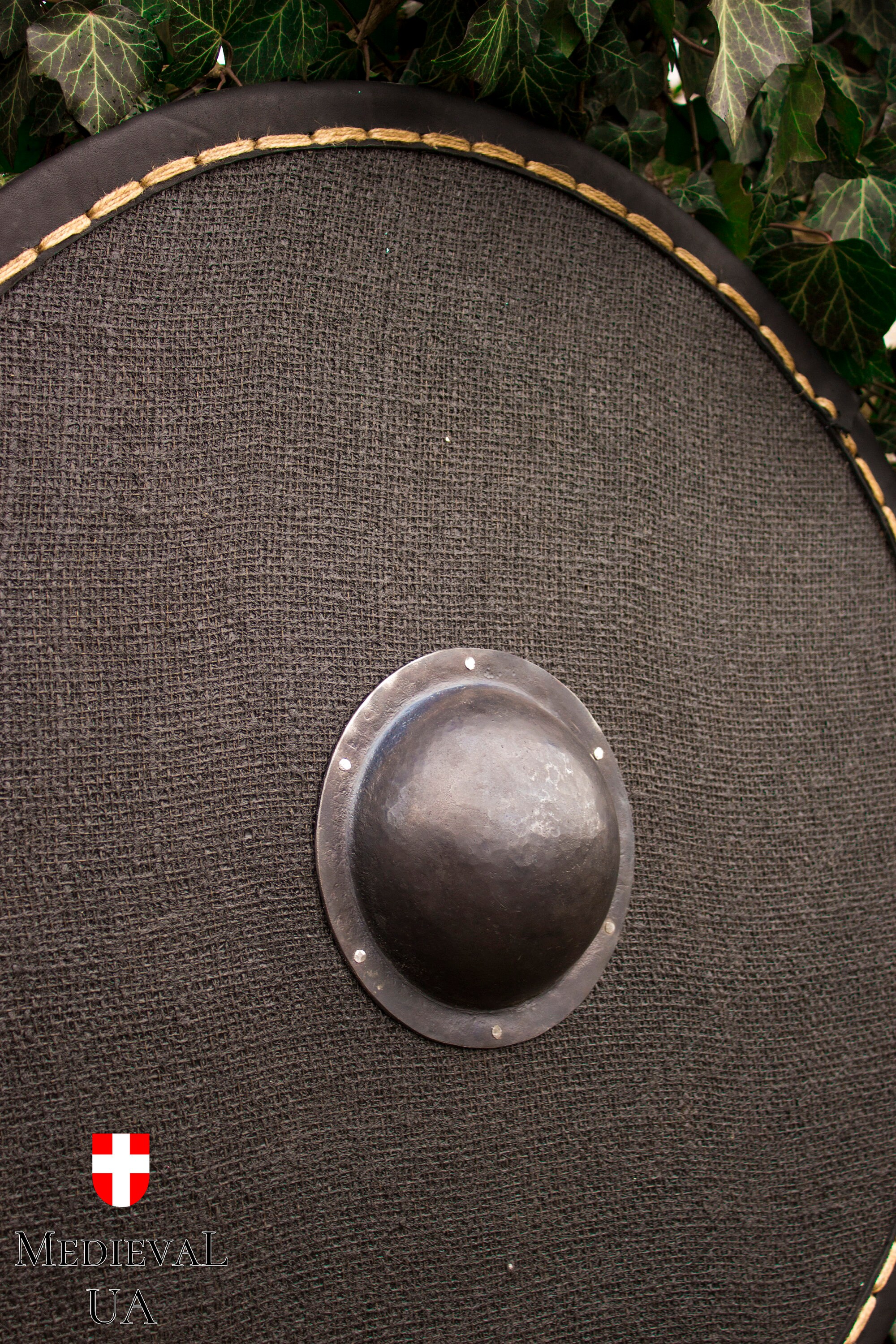 Viking Round Battle Shield With Metal Shield Boss Medieval | Etsy