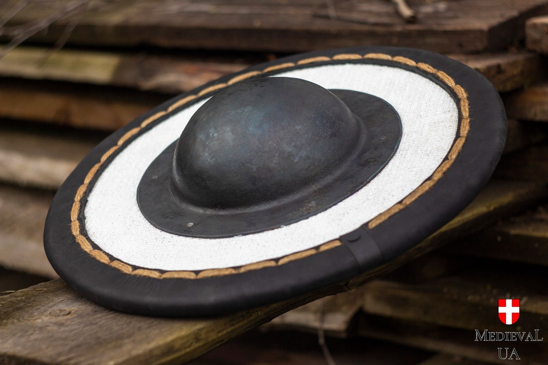 Buhurt Buckler Shield, Medieval Round HMB Shield, HEMA Weapons, Viking ...