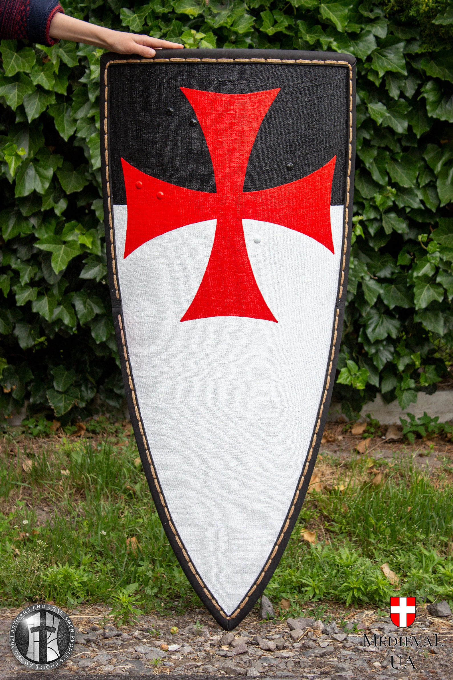 Big Medieval Heater Shield for Buhurt Vikings Shield for Larp - Etsy