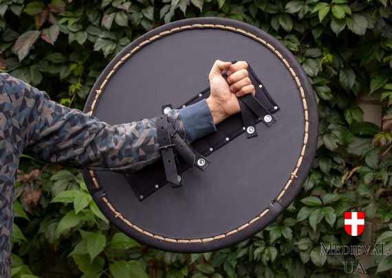 Round HMB Battle Shield Medieval Shield Viking Shield Larp - Etsy