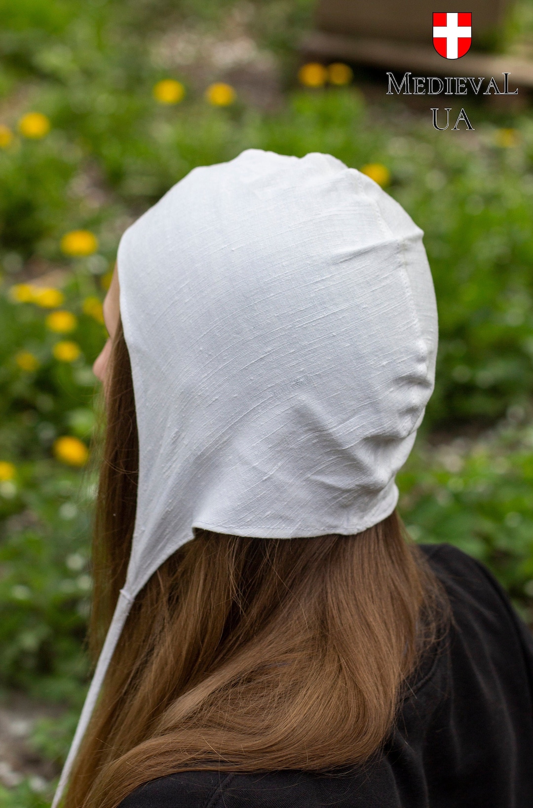 Coif Made of Linen for Medieval Reenactment, Viking Reenactment ...