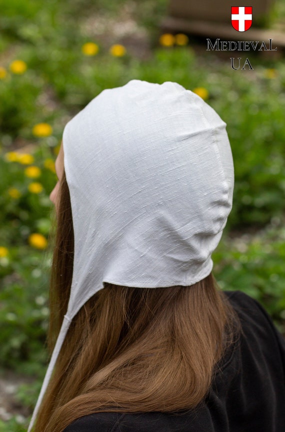 Coif Made of Linen for Medieval Reenactment Viking - Etsy