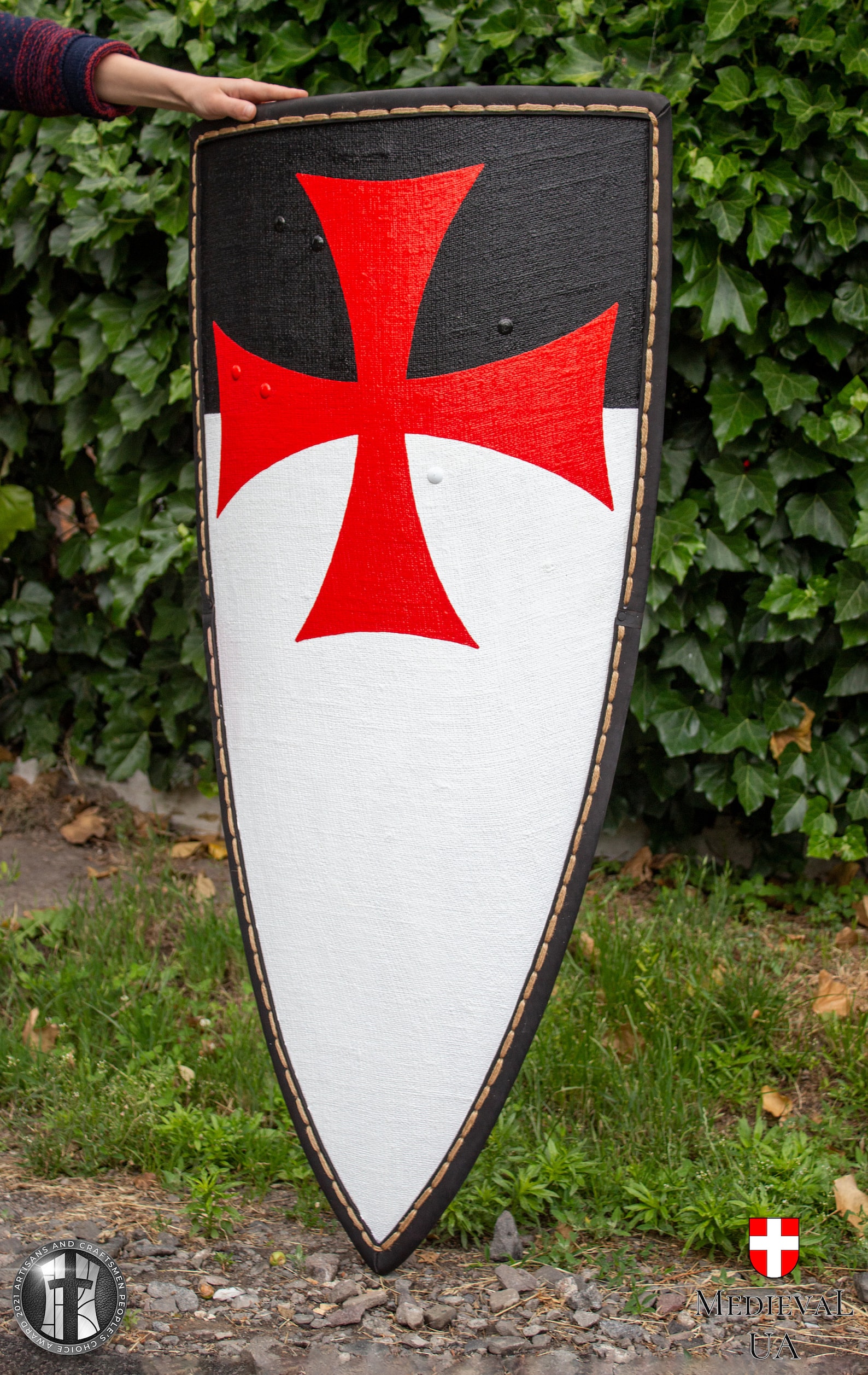 Big Medieval Heater Shield for Buhurt Vikings Shield for Larp - Etsy