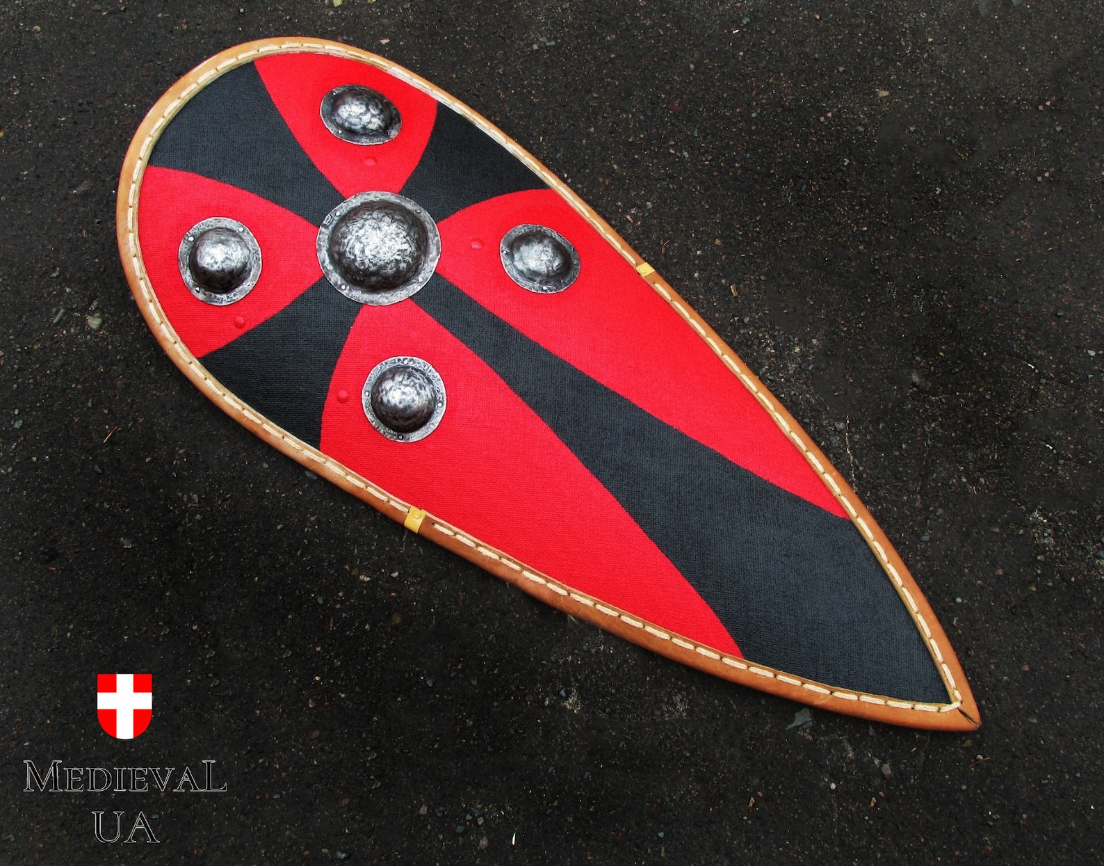 Medieval knight shield Viking kite shield Viking armor | Etsy