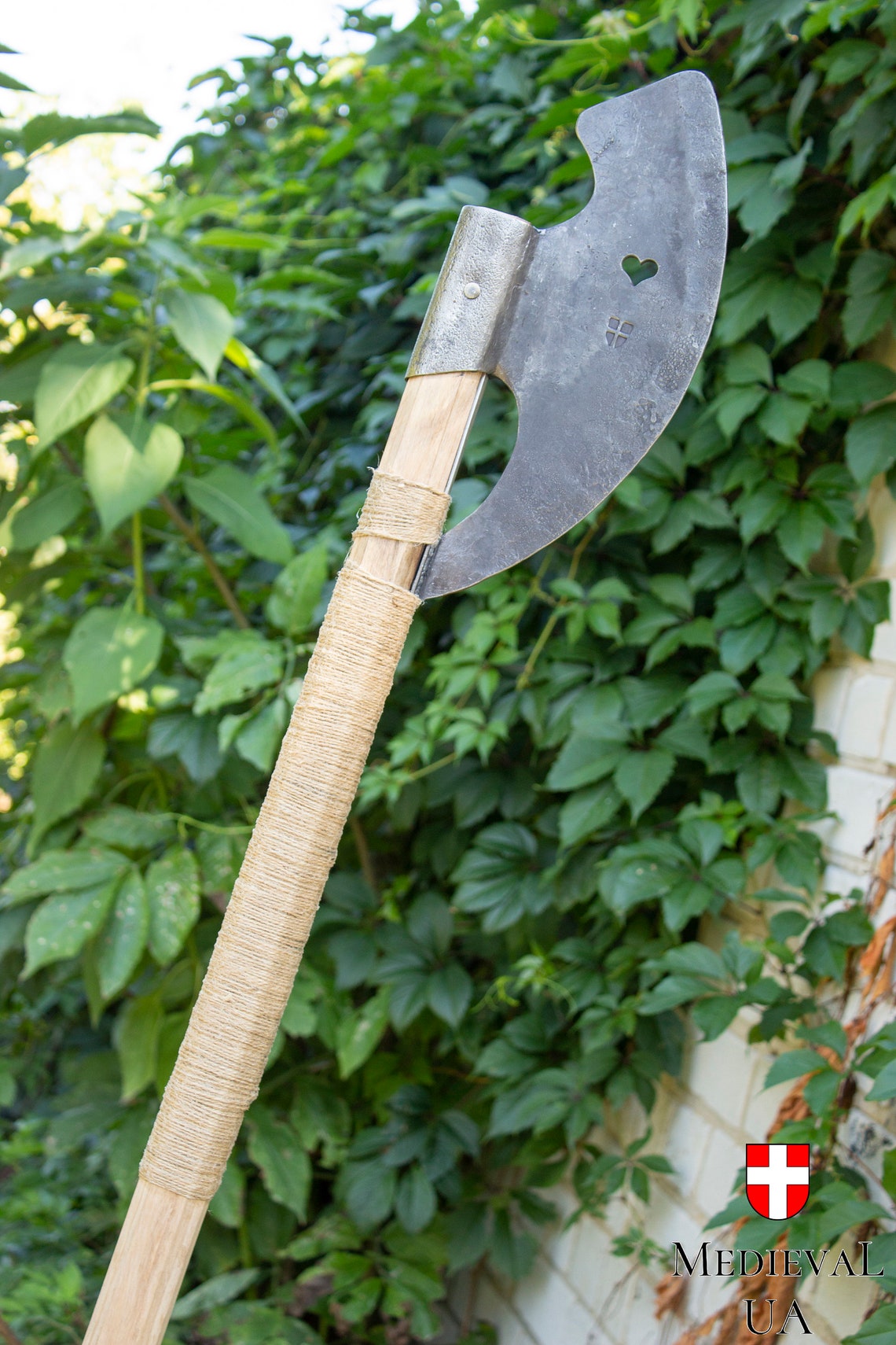 Viking Halberd for Buhurt Poleaxe for Medieval Combat | Etsy