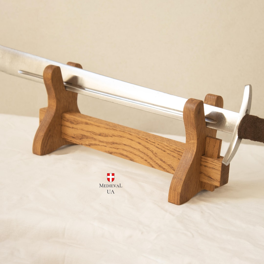 Wooden Sword Stand, One Saber Table Rack, European Sword Holder - Etsy