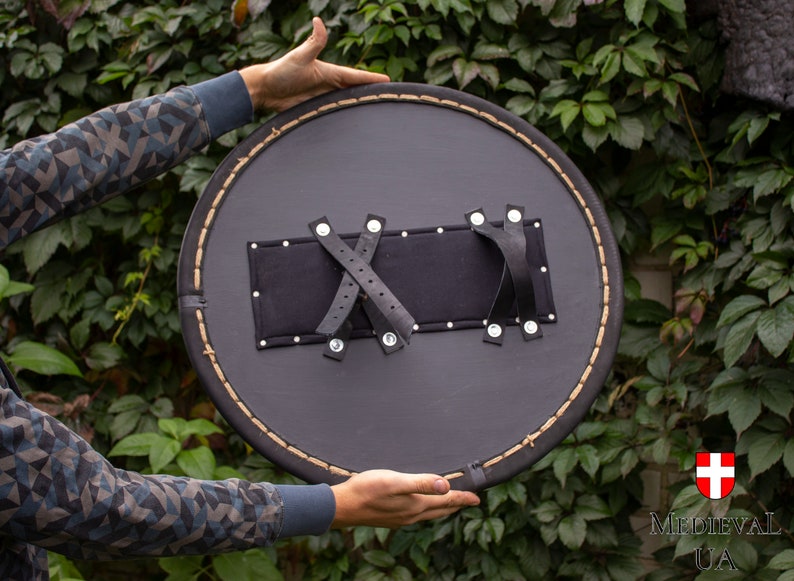 Round HMB Battle Shield Medieval Shield Viking Shield Larp - Etsy