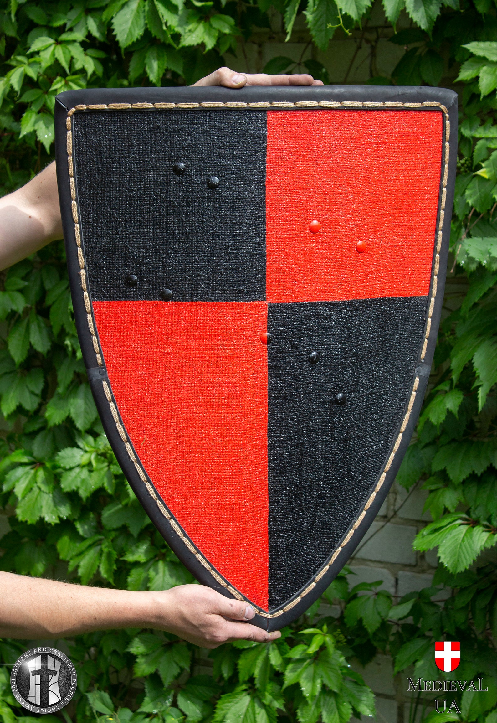 Medieval Heater Shield Buhurt Wooden Shield Viking Weapon | Etsy