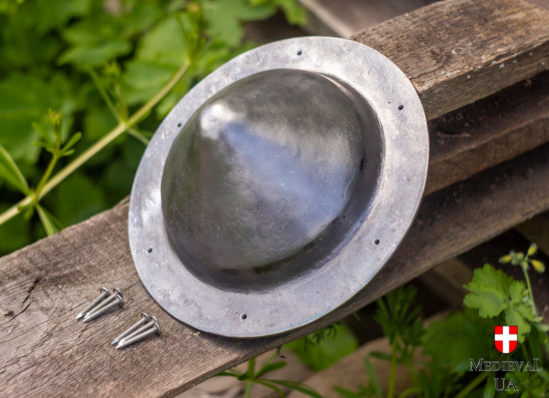 Metal Forged Shield Boss for Medieval Shield, Steel Umbo Center Dome ...