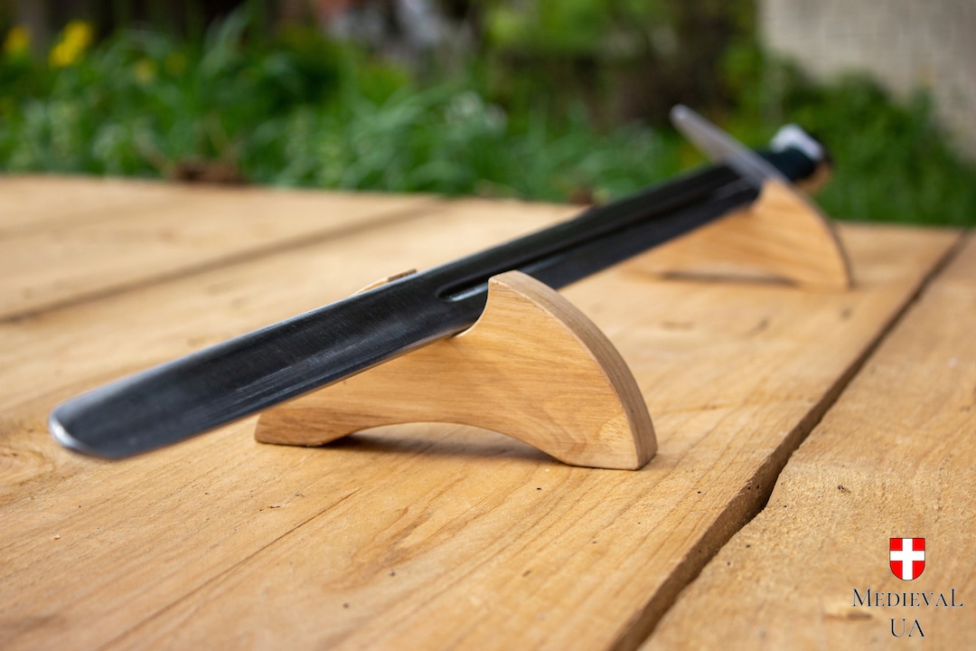 Wooden Sword Stand, Set of Katana Stand, Samurai Sword Storage Stand ...