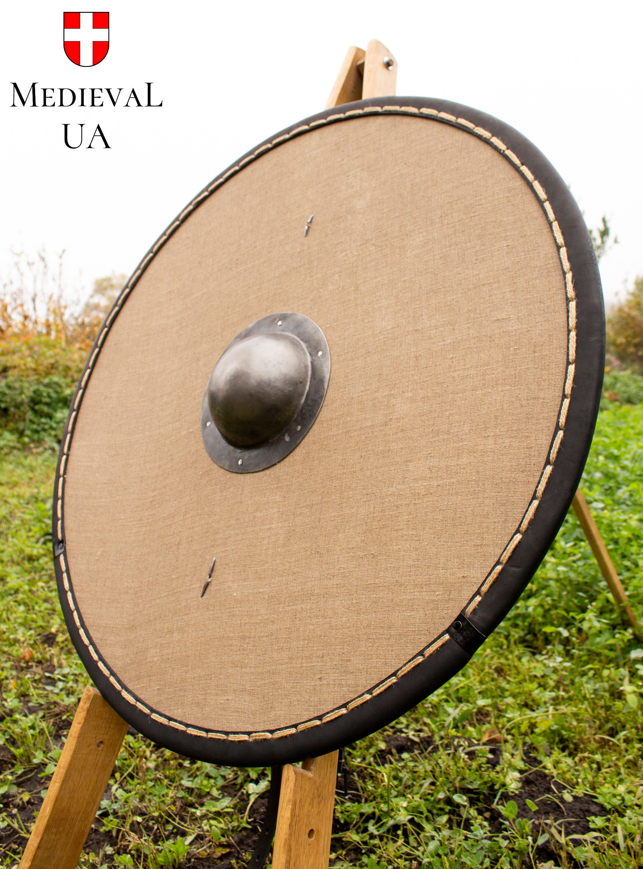 Round Vikings Shield or Medieval shield Viking armor Viking | Etsy