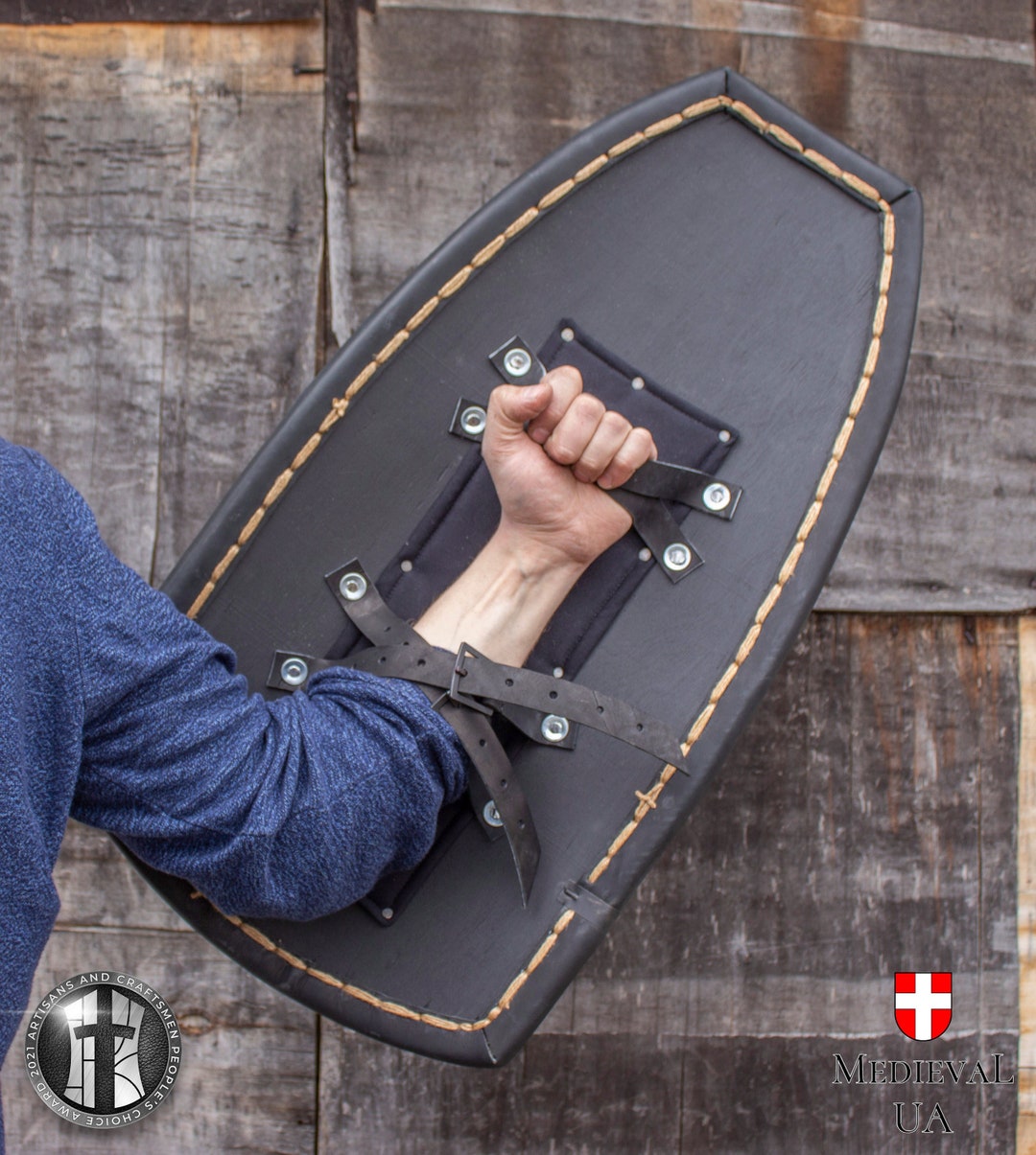 Medieval Heater Shield for Reconstructing HMB Battles, Viking Wooden ...