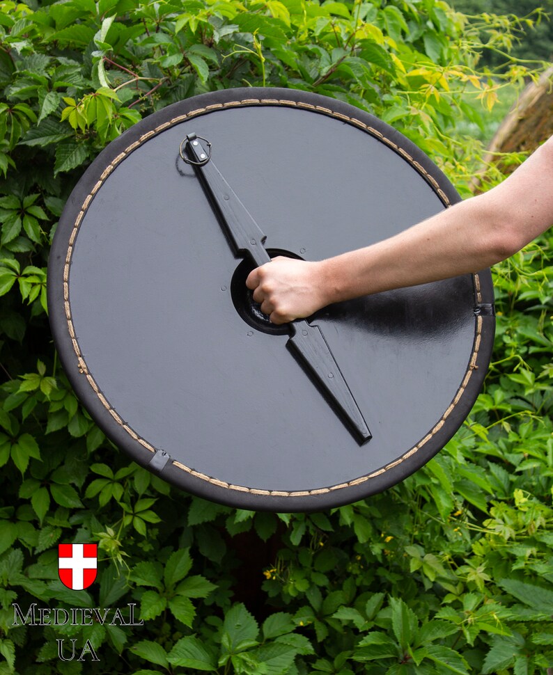 Wikinger Rundschild Mittelalter Schild mit Metallschild Boss - Etsy.de