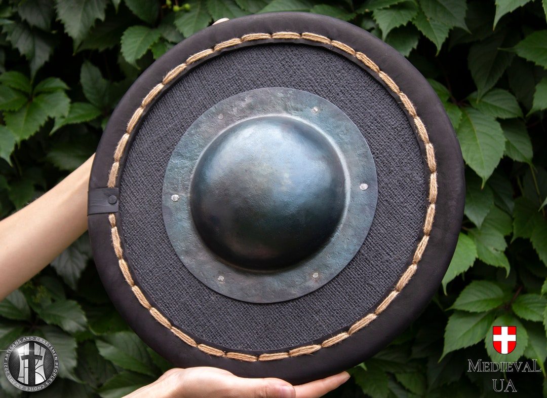 Wooden Buckler Buhurt Shield, Medieval Little Shield for Contact Combat ...