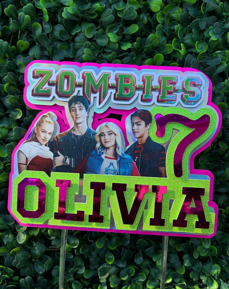 Disney Zombies 4 Inspired Cake Topper - Etsy