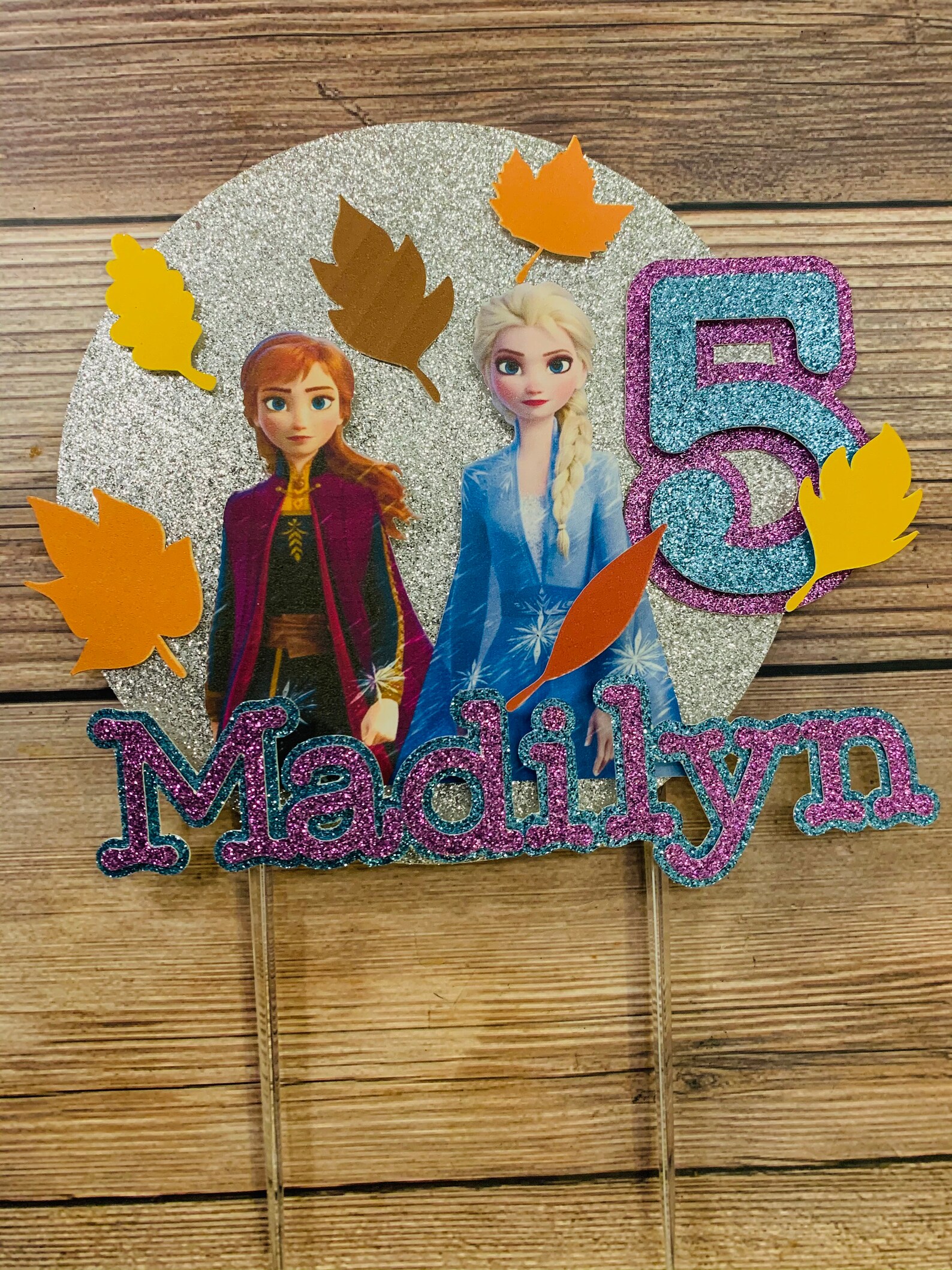 Frozen Theme Cake Topper Elsa Cake Topper Frozen Inspired - Etsy