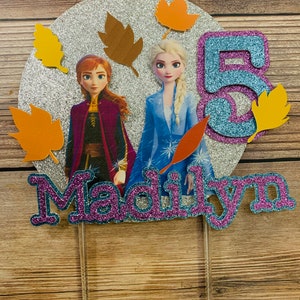 Frozen Theme Cake Topper, Elsa Cake Topper, Frozen Inspired Cake Topper ...