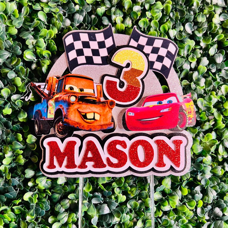 Cars Cake Topper - Etsy