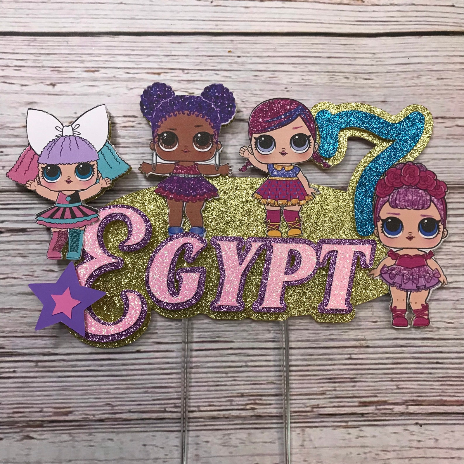Custom Order Cake Topper - Etsy