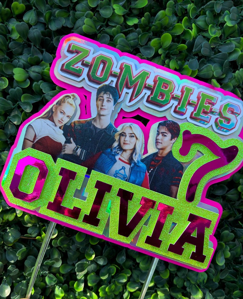 Disney Zombies 4 Inspired Cake Topper - Etsy